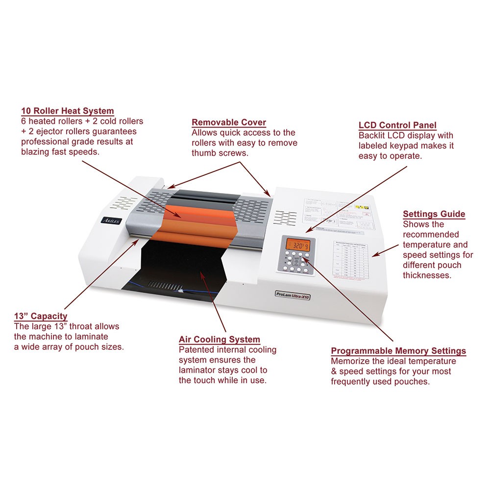 Akiles ProLam Ultra X-10 Pouch Laminator Machine