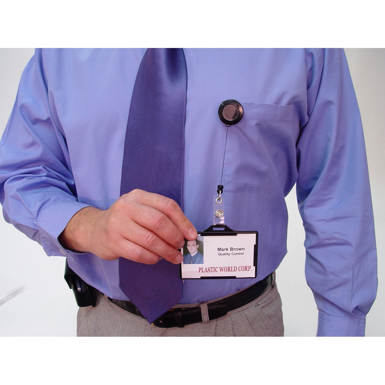 ID Badge Retractors (Transparent Color)