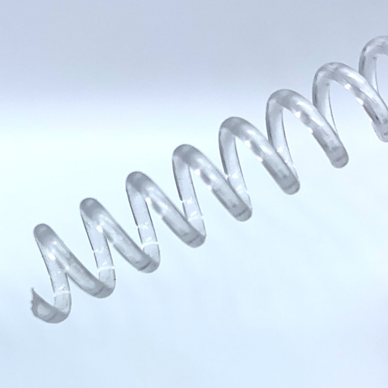 Plastic Coil Binding Supply, Clear (4:1 Pitch)