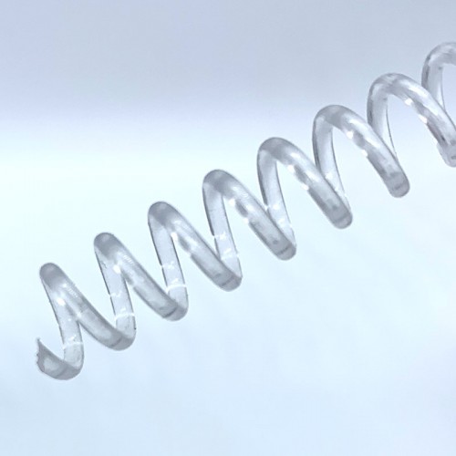 Plastic Coil Binding Supply, Clear (4:1 Pitch)