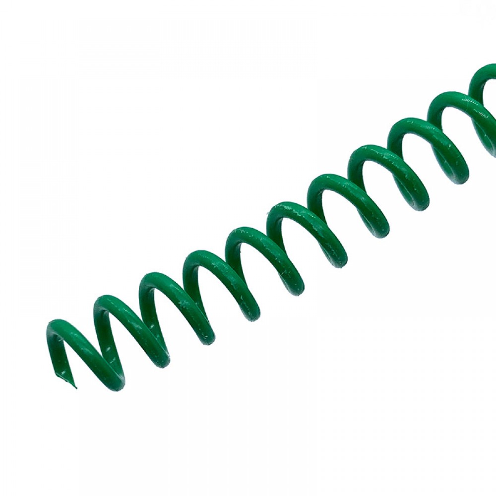 Plastic Coil Binding Supply, Leaf Green (4:1 Pitch)