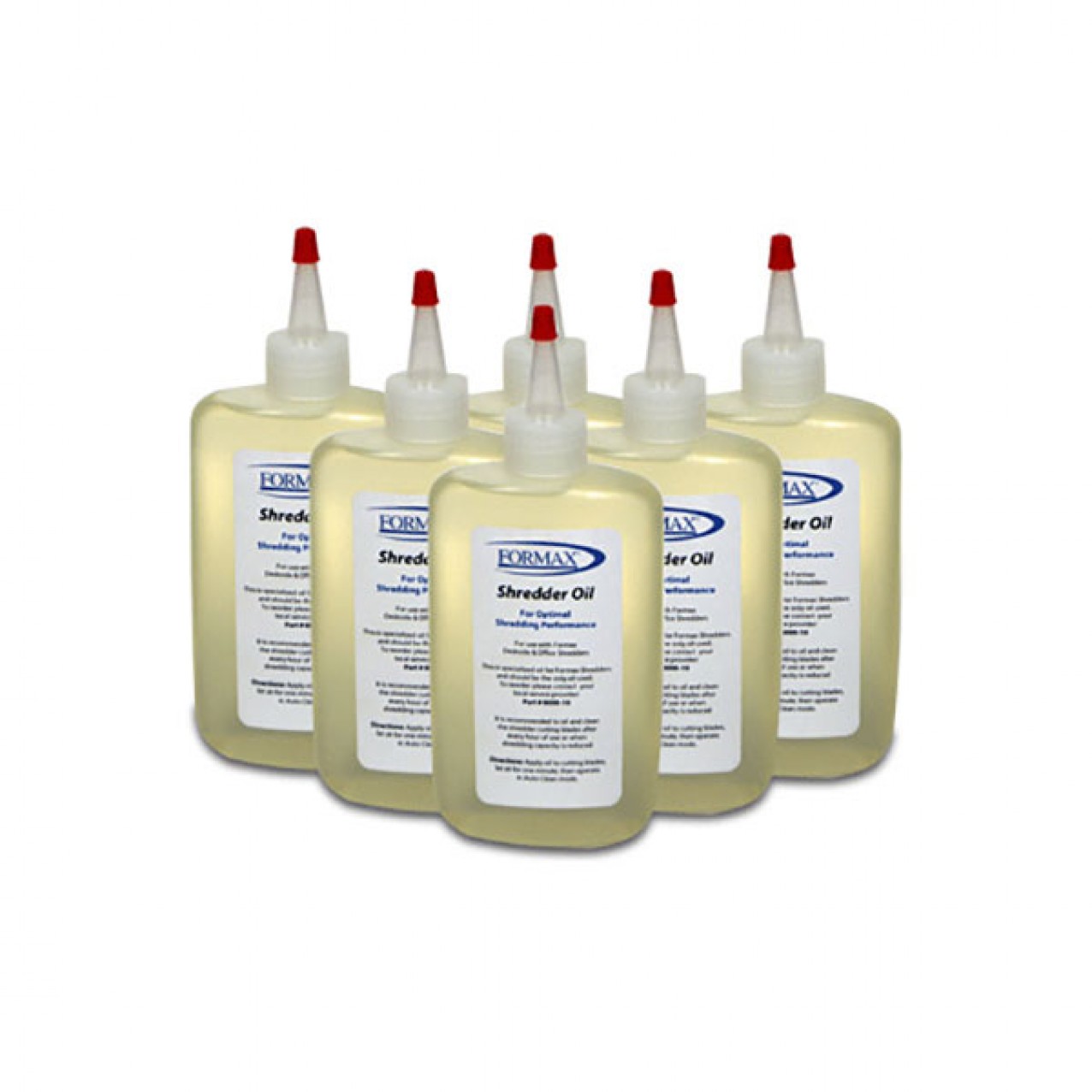 Formax Shredder Oil for Commercial Shredders (6 x 8oz bottles)