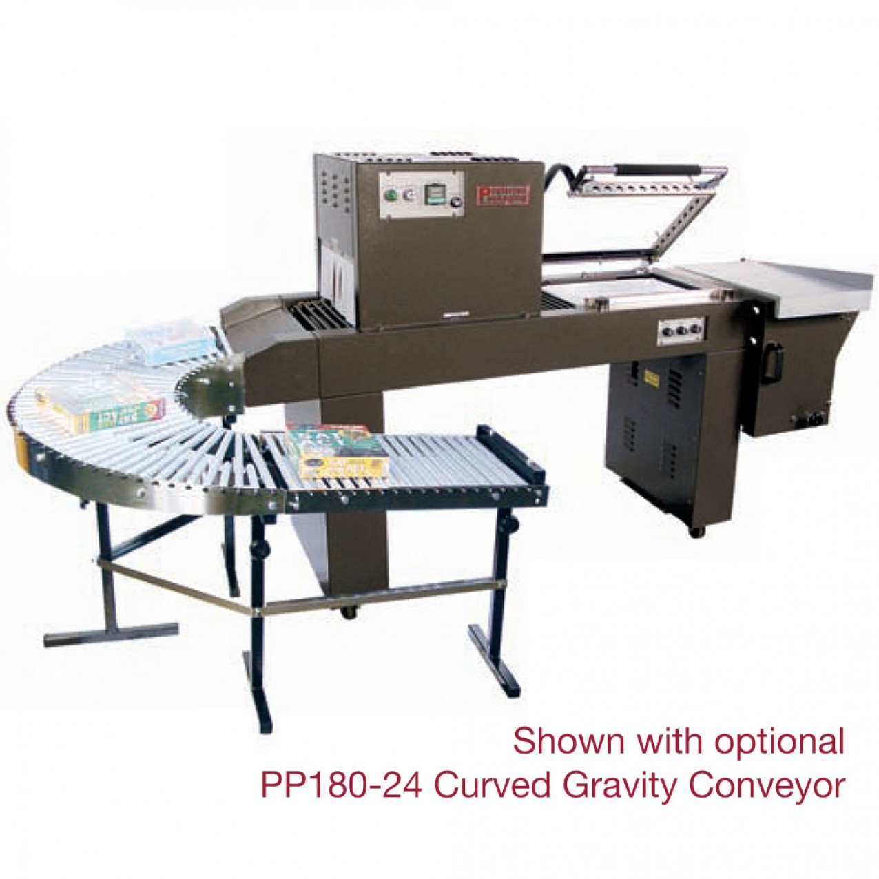 Preferred Packaging PP-1519 ECMC Shrink Wrap L-Sealer and Shrink Tunnel